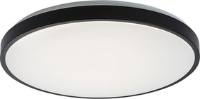 Rabalux Černé stropní LED svítidlo Samira kulaté 420mm 48W IP44 71254