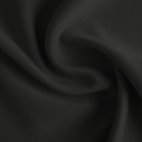 Dekorační závěs s řasící páskou zatemňující HAVANA - BLACKOUT 135x250 cm černá (cena za 1 kus) MyBestHome