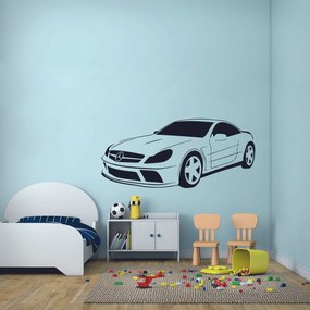 Samolepka na zeď - Mercedes auto (60x27 cm) - PopyDesign