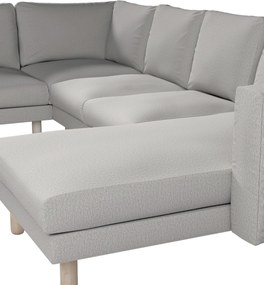 Potah na pohovku IKEA Norsborg rohová, 5-místná se šezlongem barva šedá látka pletený vzor