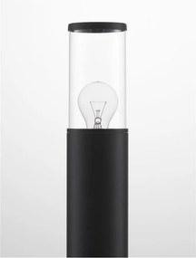 NV 9060183 Venkovní sloupkové svítidlo ZOSIA tmavě šedý hliník a čirý akrylový difuzor E27 1x12W 220-240V bez žárovky IP65 - NOVA LUCE