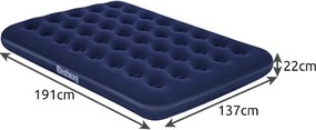 Dvojmatrace 191 x 137 x 22 cm BESTWAY 67002
