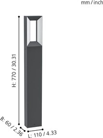 EG 98728 Venkovní stojací svítidlo RIFORANO 98728 - EGLO