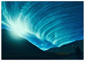 Obraz - Vlna z mraků (70x50 cm)