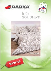 Bavlněné povlečení Iluze opálové 140x200, 70x90 cm