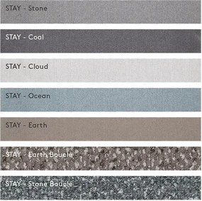 Venkovní lehátko Blomus STAY 120x190cm stone bouclé