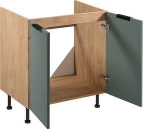 SORENTO pg | dolní skříňka D80Z dřezová | 80 cm | puccini/zelená