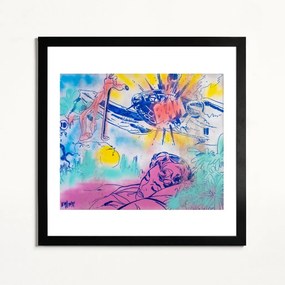 Vendula Veselá | Wona Wena Vendula Veselá | Blam Rám: Bílý, Velikost: 50 x 50 cm