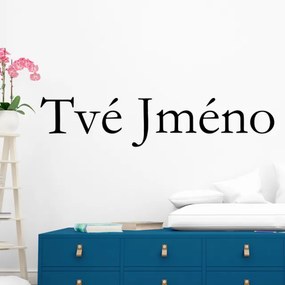 Samolepka s vlastním jménem (Garamond)