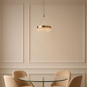 Toolight Závěsné LED osvětlení E52 LHJ097-CP zlaté
