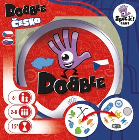 ASMODEE Hra postřehová Dobble Česko plechová krabička *SPOLEČENSKÉ HRY* asdobcze01