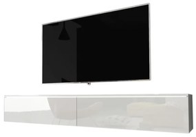 Expedo TV stolek MENDES D 180, 180x30x32, bílá/bílá lesk