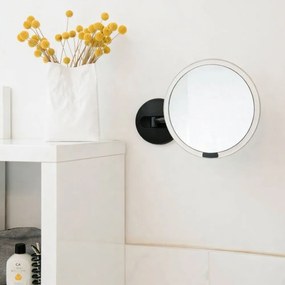 Nástěnné/kosmetické zrcadlo s osvětlením/zvětšovací (zvětšení 5x) 8x23 cm Sensor – simplehuman