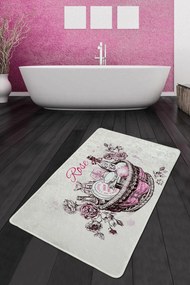 L´essentiel Maison Koupelnová předložka Rose Basket Djt (80 x 100), Vícebarevná
