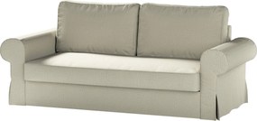 Potah na pohovku IKEA Backabro,  3-místná, rozkládací barva béžová látka pletený vzor