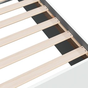 Rám postele bílý 90 x 200 cm kompozitní dřevo 3281056