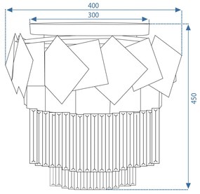 Toolight Lustr APP1309-C GOLD