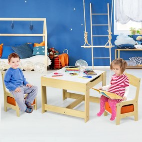 Costway 3 TLG. Dětská sedací skupina Dětský nábytek Dětská sedací souprava