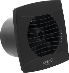 Cata Cata, UC-12 T koupelnový ventilátor axiální s časovačem, 12W, potrubí 120mm, černá, 01302000