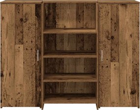 Recepční stůl starého dřeva 135x50x103,5 cm kompozitní dřevo 3324194