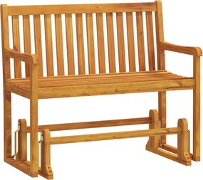 Zahradní houpací lavice 110 cm masivní akáciové dřevo 316608