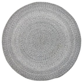 Bloomingville Kulatý koberec Gynna P.120 cm šedý