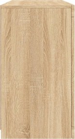 Příborník s LED osvětlením dub sonoma 123 x 37 x 67 cm 3209081