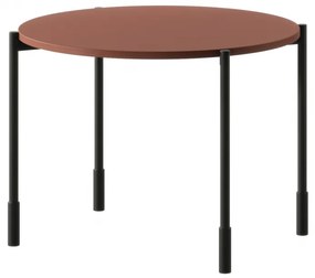 Konferenční stolek kulatý Sonatia 60 - burgund