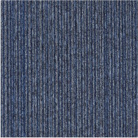 Tapibel, Kobercový čtverec Coral Lines 60360-50 modro-šedý 50 x 50 cm, chodba / předsíň