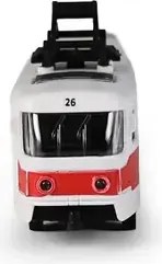 RAPPA Tramvaj červená 16 cm / Setrvačníkový pohon / Otevírací dveře