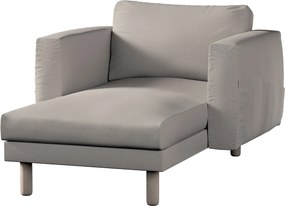 Potah na IKEA Norsborg šezlong s loketními opěrkami barva béžová látka pletený vzor