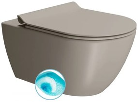 GSI PURA závěsná WC mísa, Swirlflush, 36x55 cm, tortora dual-mat 881505