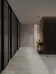 LED černá moderní svítilna Irmos