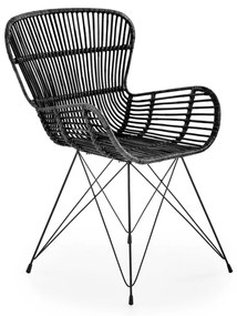 HALMAR Jídelní židle GEOMETRIC K335 černá