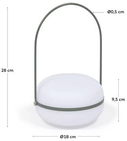 LED přenosné stmívatelné venkovní svítidlo na USB ø 18 cm Tea – Kave Home
