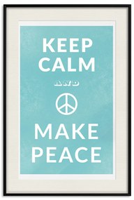 Plakát Zachovejte klid a mír