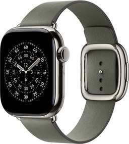 Apple Watch 42/41/40/38mm šalvějově šedý řemínek s moderní přezkou střední