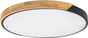 Rabalux 71418 - LED Stropní sv MAPLE2 42W/230V 3000/4000/6500K černá/dub pr.61cm