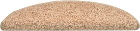 Schodové rohože 15 ks 56 x 17 x 3 cm zlaté půlkulaté 322378