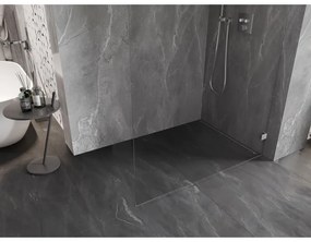 Mexen, Mexen Lunar L sprchová stěna pravá 60 x 200 cm, průhledná 8 mm, chrom - 830L-060-000-01-00-P