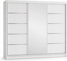 FALCO Skříň Debora VI 200 cm bílá