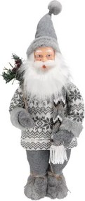 Vánoční dekorace Santa Claus s pytlem 60 cm