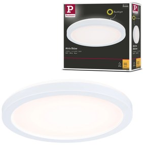 Paulmann 71152 Atria Shine, bílé stropní svítidlo s korónou, 11,2W LED 3000K, průměr 19cm