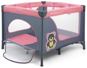 Dětská skládací ohrádka Milly Mally Fun Pink Bear