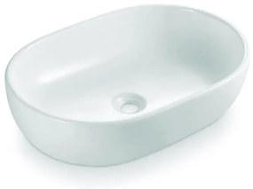 Bathco 4037 - Umyvadlo na desku TOULOUSE 59x41,5 cm porcelán/bílá