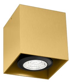 Hranaté stropní svítidlo na vyměnitelnou žárovku Box Ceiling Mini  Hranaté stropní svítidlo na vyměnitelnou žárovku Box Ceiling Mini Barva: Zlatá