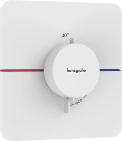 Hansgrohe ShowerSelect Comfort Q - Termostat pod omítku, bílá matná, HAN-15588700
