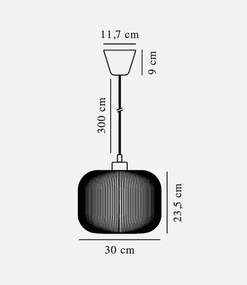 Nordlux Závěsné svítidlo Milford 30 bílá