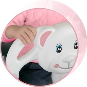 Medvídek 3 v 1 kbelíková houpačka Ricokids růžová
