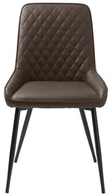Tmavě hnědá jídelní židle Milton – Unique Furniture